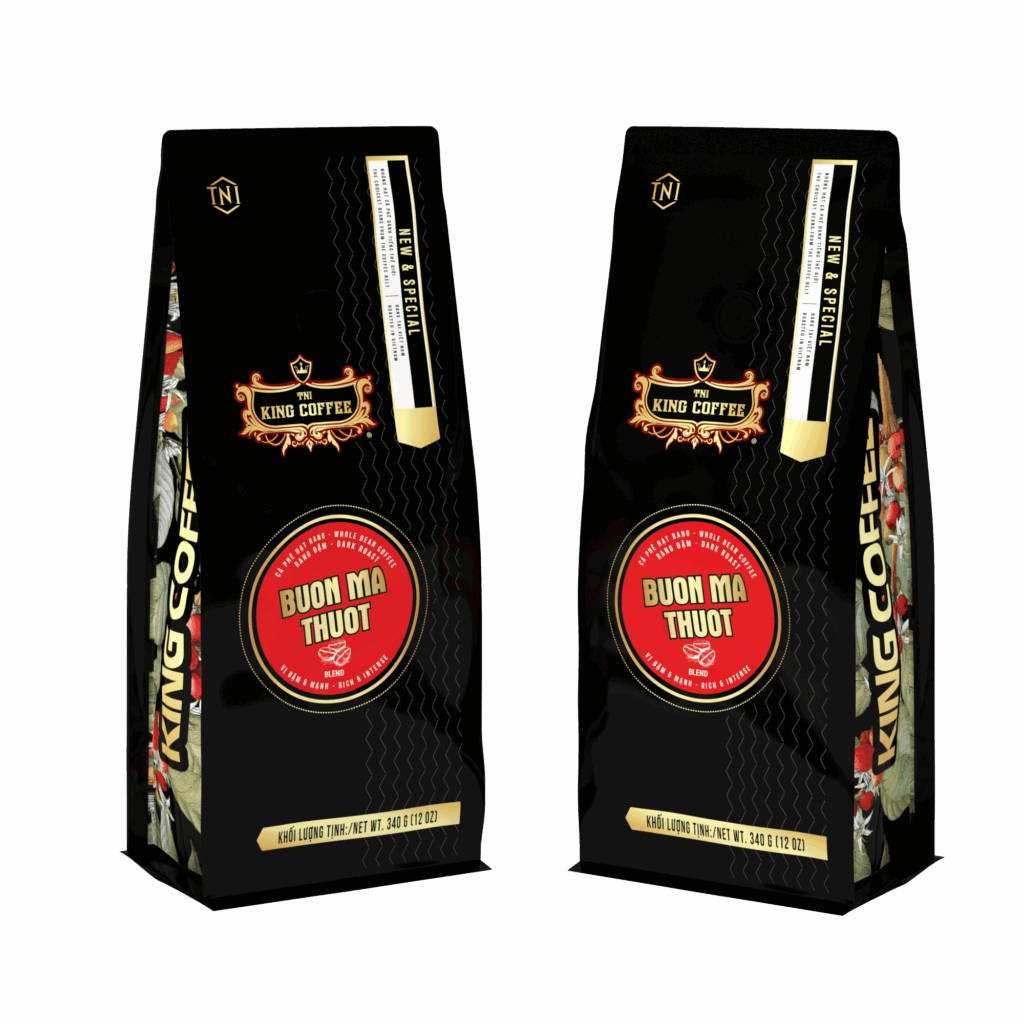 Cà Phê Hạt Rang Buôn Ma Thuột KING COFFEE - Túi 340g - King Coffee