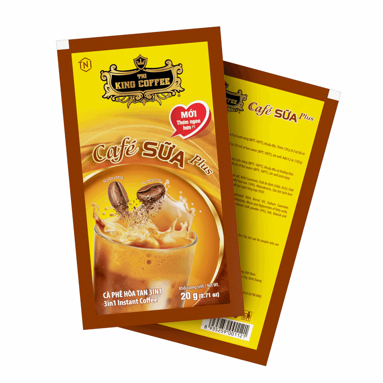 Cà Phê Sữa PLUS Hòa Tan 3IN1 KING COFFEE - King Coffee
