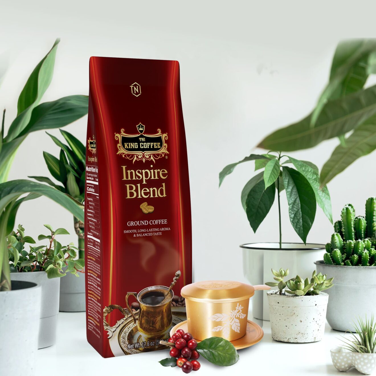 Cà Phê Rang Xay Inspire Blend KING COFFEE - Túi 500g - King Coffee