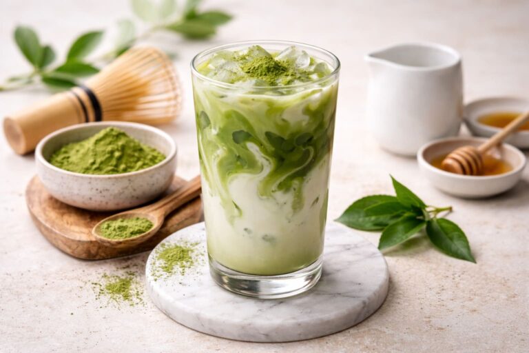 Cách pha Matcha Latte chuẩn vị quán ngon tại nhà - King Coffee