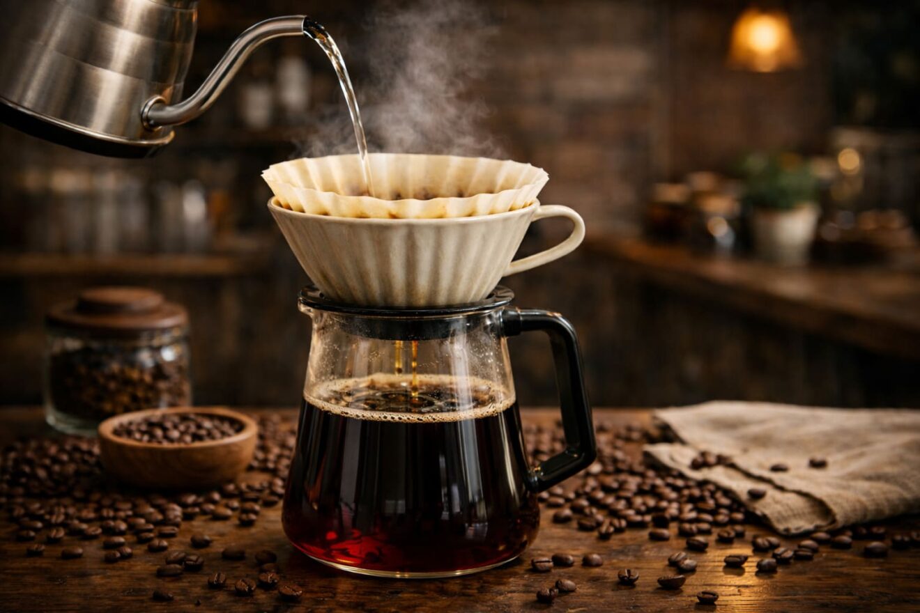 Cách pha cà phê pour over chuẩn barista tại nhà từ A–Z - King Coffee